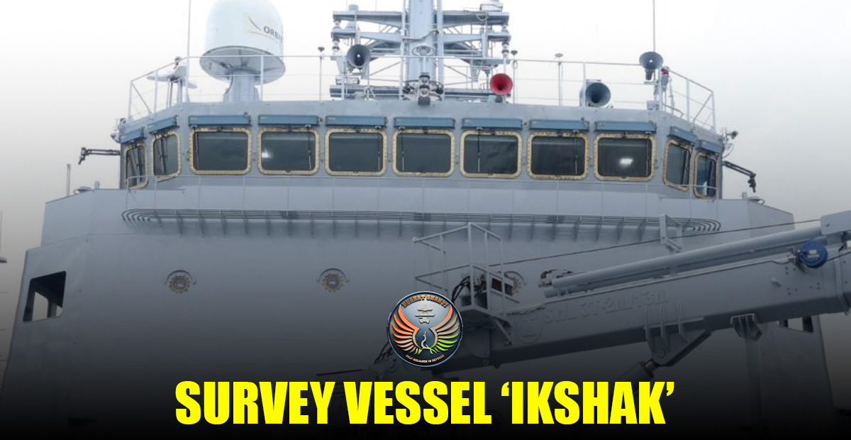 GRSE Delivers Survey Vessel ‘Ikshak’ to Indian Navy