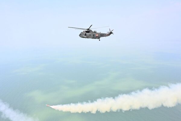 DRDO, Navy Conduct Launch of Short-Range Anti-Ship Missile